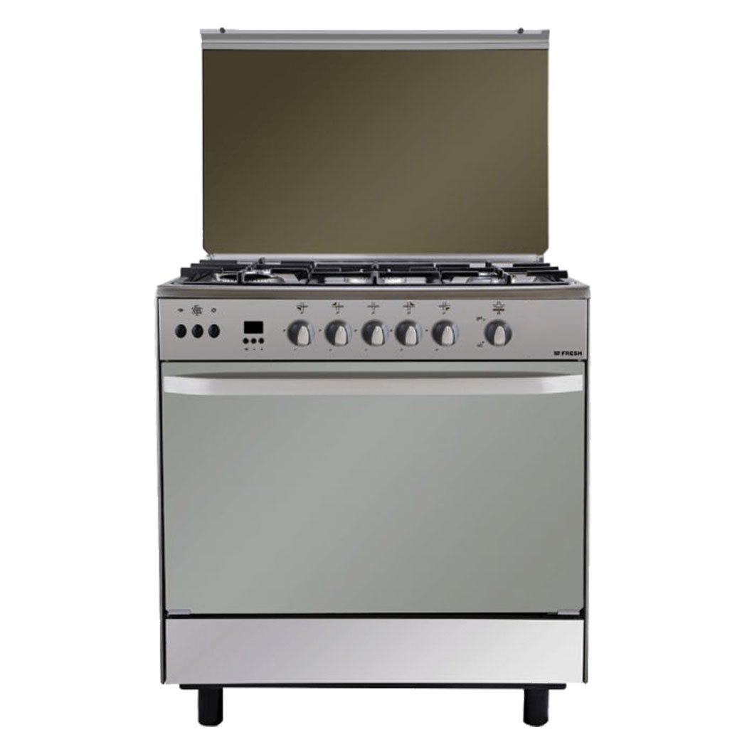 Fresh Hammer Gas Cooker - Stainless Steel - 5 Burners - 80*55 cm ...