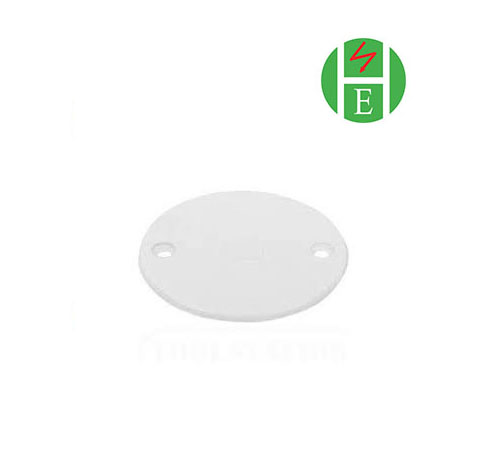Circular Junction Box Cover UPVC 65mm - White