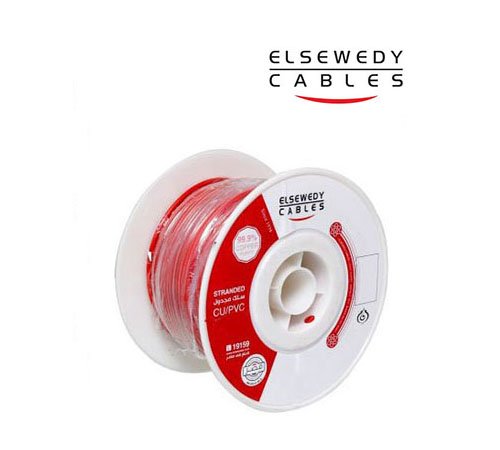 Fine Stranded Copper Wire - 100 M - 95 mm Red